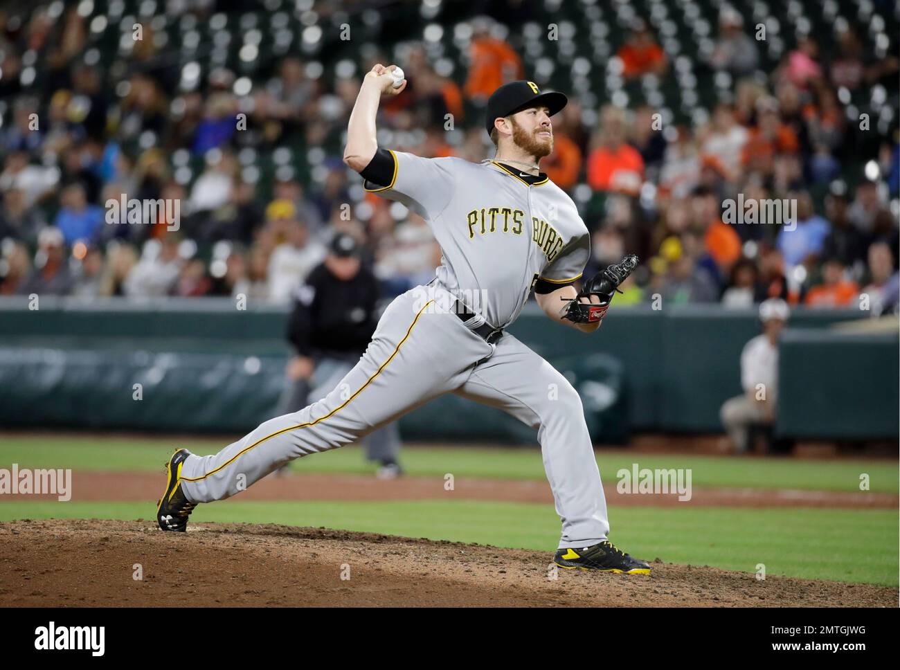 Pittsburgh Pirates relief pitcher Johnny Barbato throws to the ...