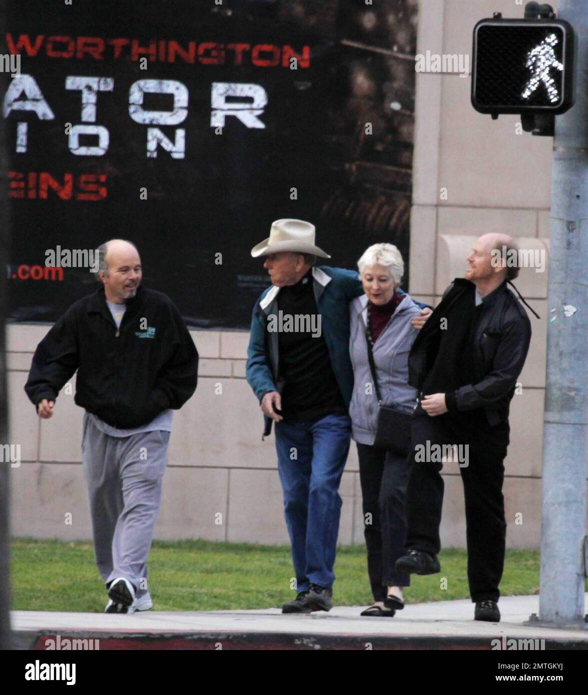 Exclusive!! Ron Howard takes a walk in Burbank with equally balding ...