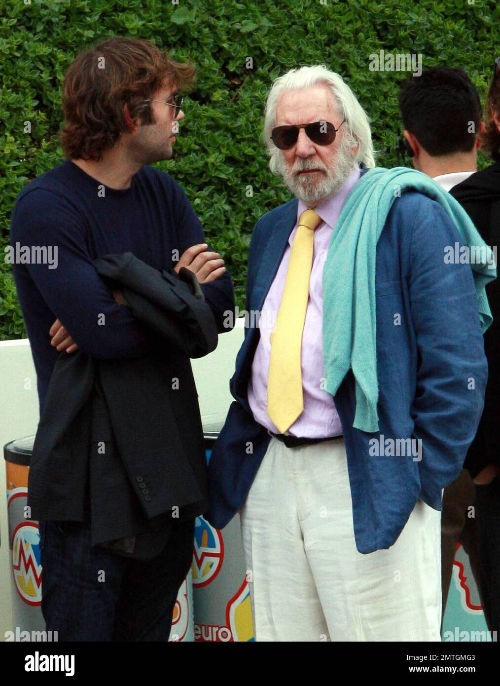 Donald Sutherland attends an Easter Party at the home of executive Ron ...