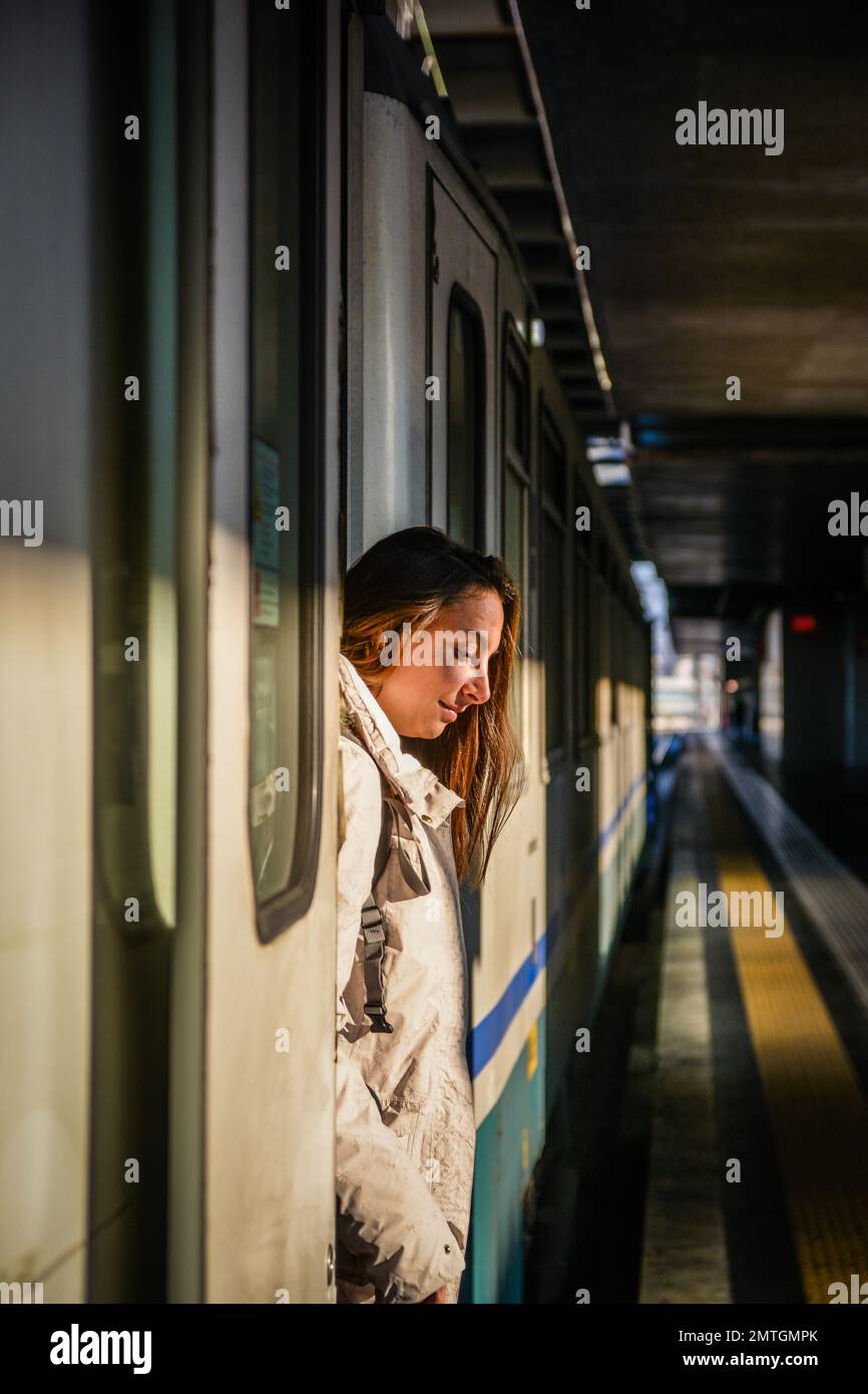 Exiting a subway hi-res stock photography and images - Alamy