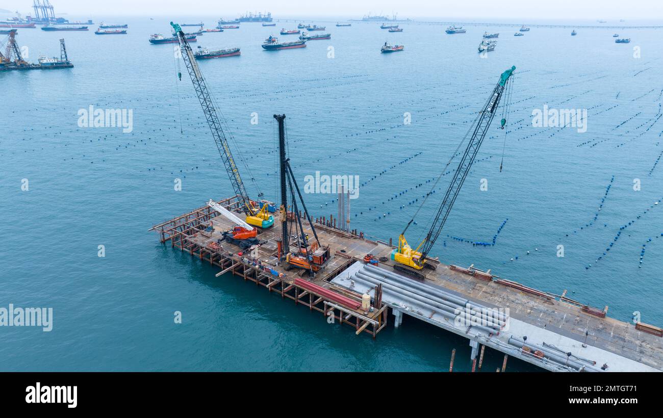 Building Construction Bridge, completion of the bridge for Shipping to ...