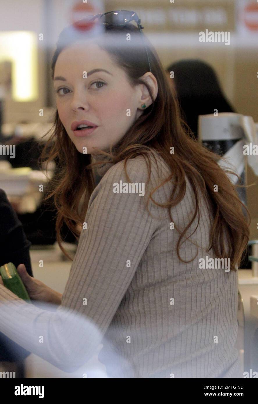Actress Rose McGowan was seen shopping for hosiery in Beverly Hills. 38 ...
