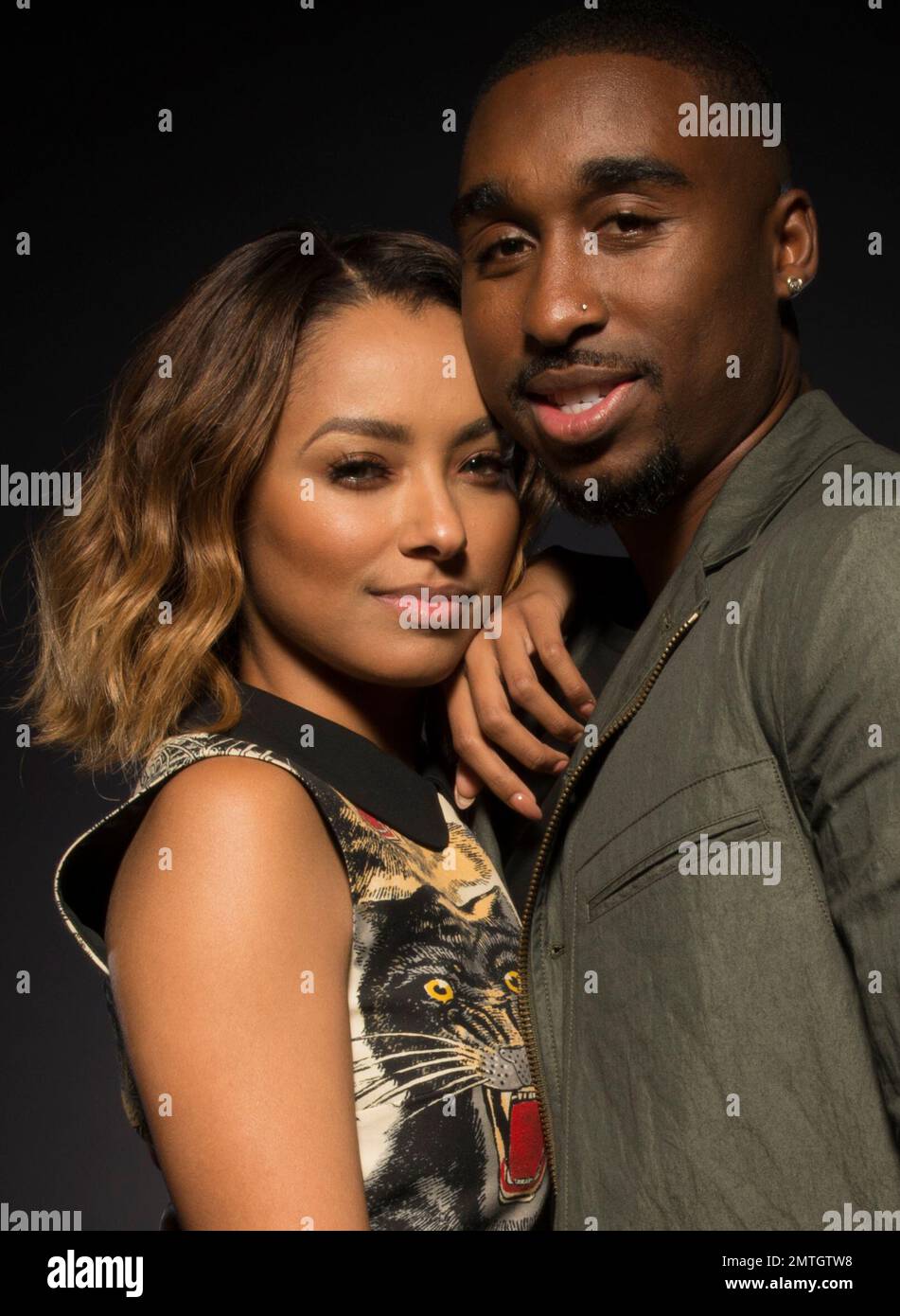 In this June 5, 2017 photo, Kat Graham, left, and Demetrius Shipp Jr ...