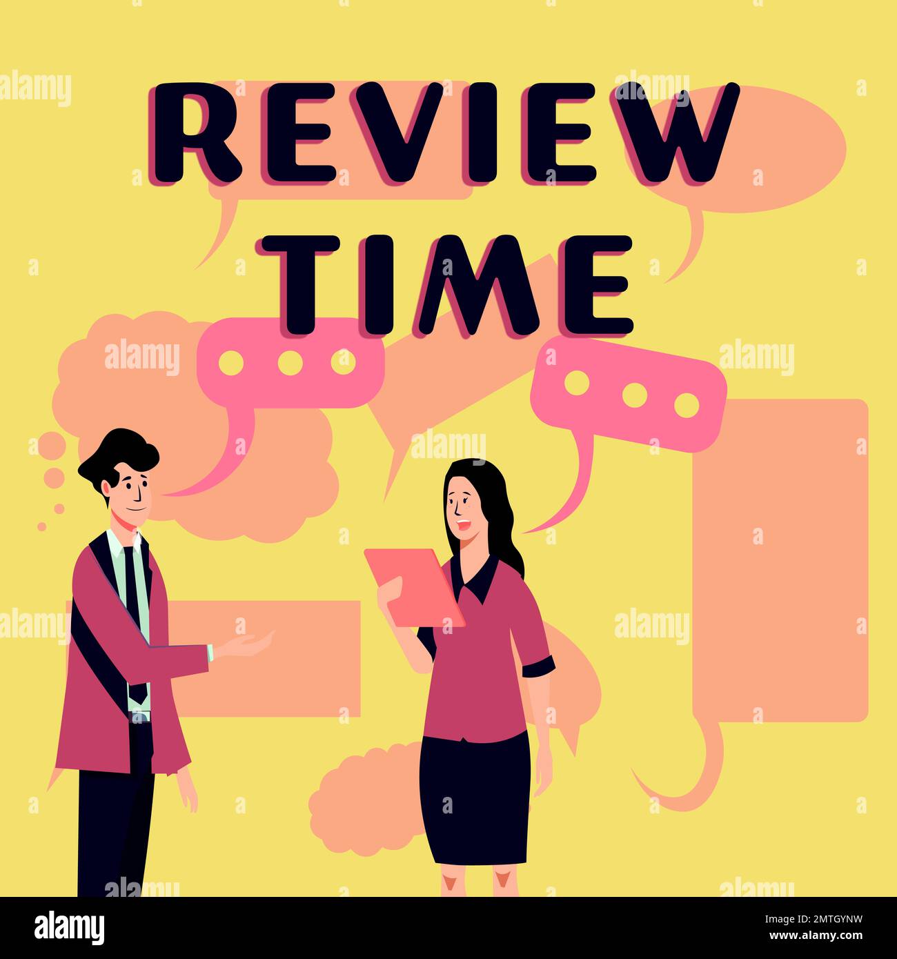 Inspiration showing sign Review Time. Word for situation or system its ...