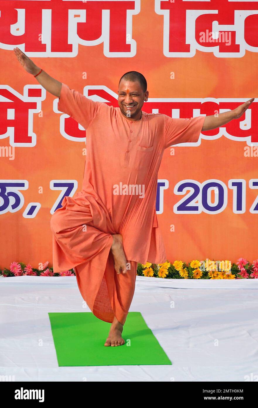 Chief Minister of Indian state of Uttar Pradesh Yogi Adityanath ...