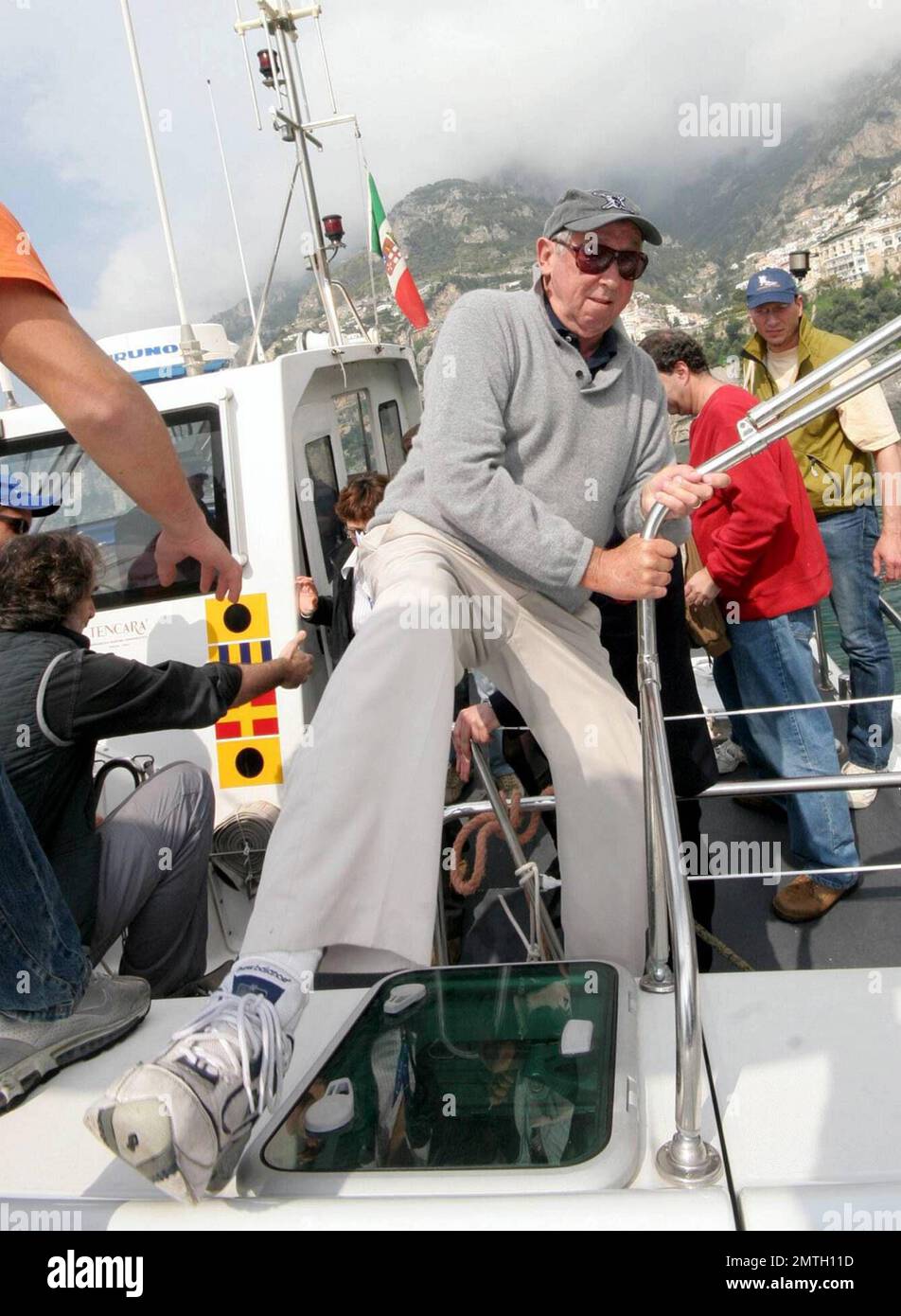 Disney co-founder Roy Disney vacations on the Amalfi Coast yachting and ...