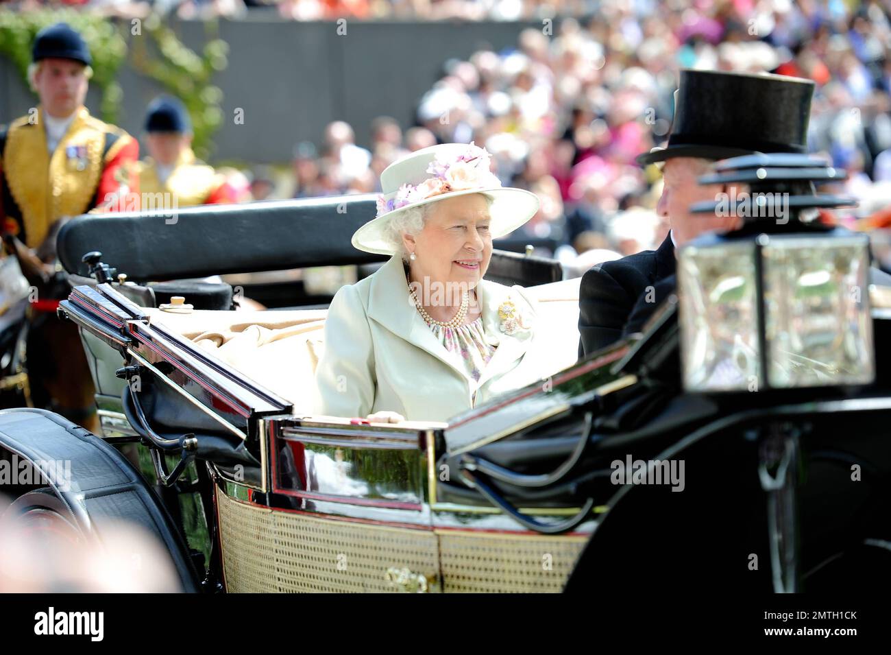 The Royal Family at Royal Ascot Day 2. The Royal Carriages, 1st ...