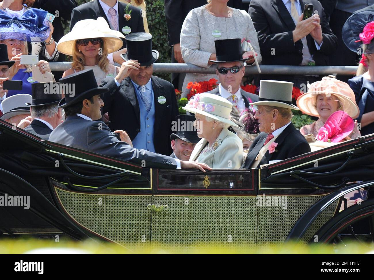 The Royal Family at Royal Ascot Day 2. The Royal Carriages, 1st ...