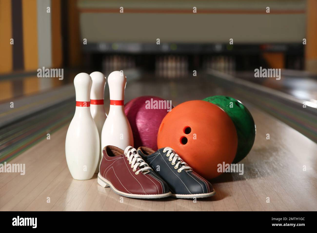 Tenpin bowling shoes hi-res stock photography and images - Alamy
