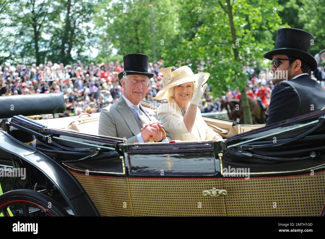 The Royal Family at Royal Ascot Day 2. The Royal Carriages, 1st ...