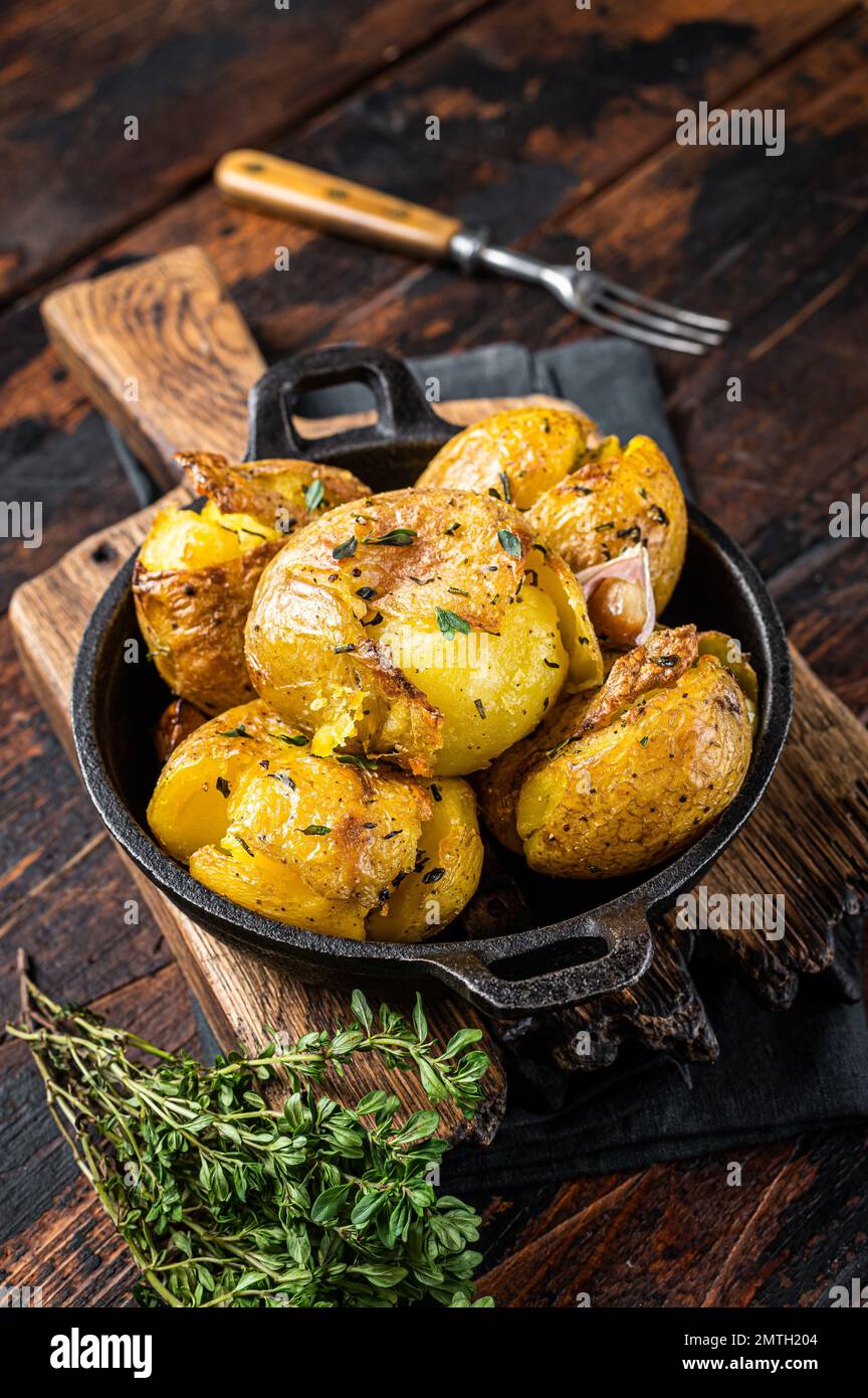 Broken potato skin hi-res stock photography and images - Alamy
