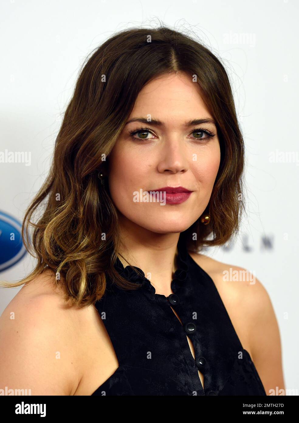 Actress Mandy Moore poses at the 42nd Annual Gracie Awards Gala at the ...