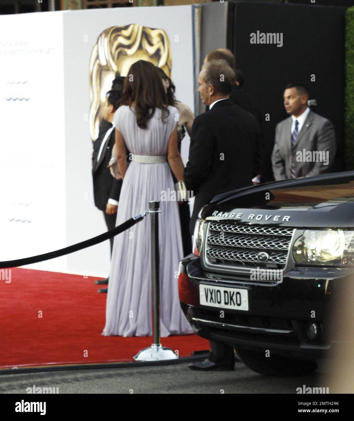 Royal couple, The Duke and Duchess of Cambridge, arrive at the Bafta ...