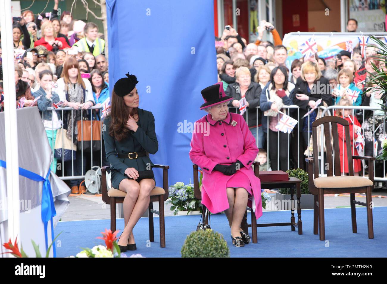 Queen Elizabeth, The Duke of Edinburgh and Katherine The Duchess of ...