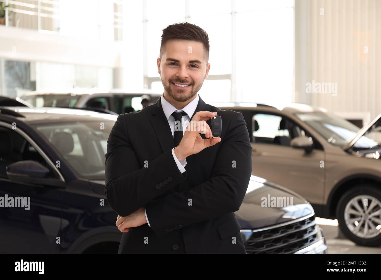Professional car salesman in hi-res stock photography and images - Alamy