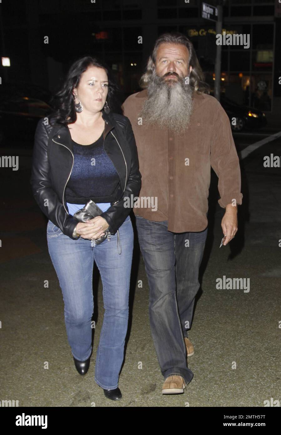 EXCLUSIVE!! Record producer Rick Rubin arrives at the Creed concert at ...