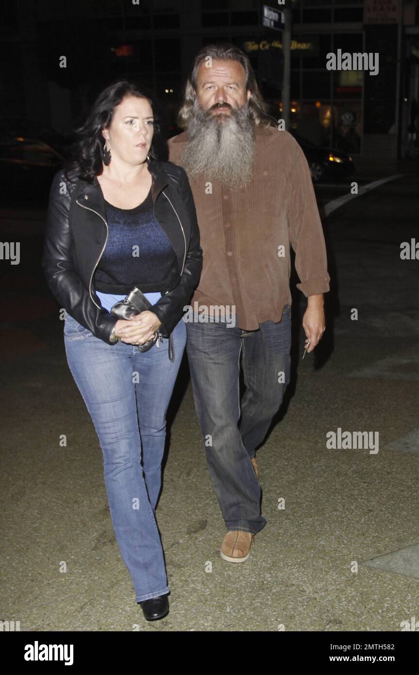 EXCLUSIVE!! Record producer Rick Rubin arrives at the Creed concert at ...
