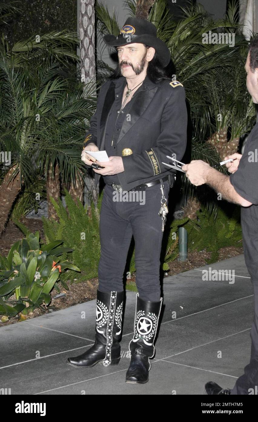 Lemmy arrives at "The Runaways" premiere in Los Angeles, CA. 3/11/10 ...