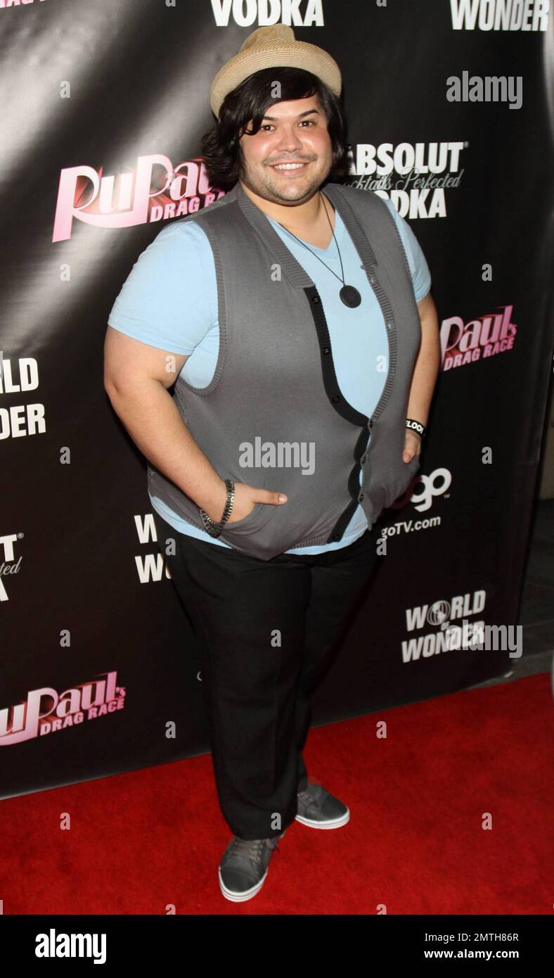 Harvey Guillen poses for photographers on the red carpet at Rage ...