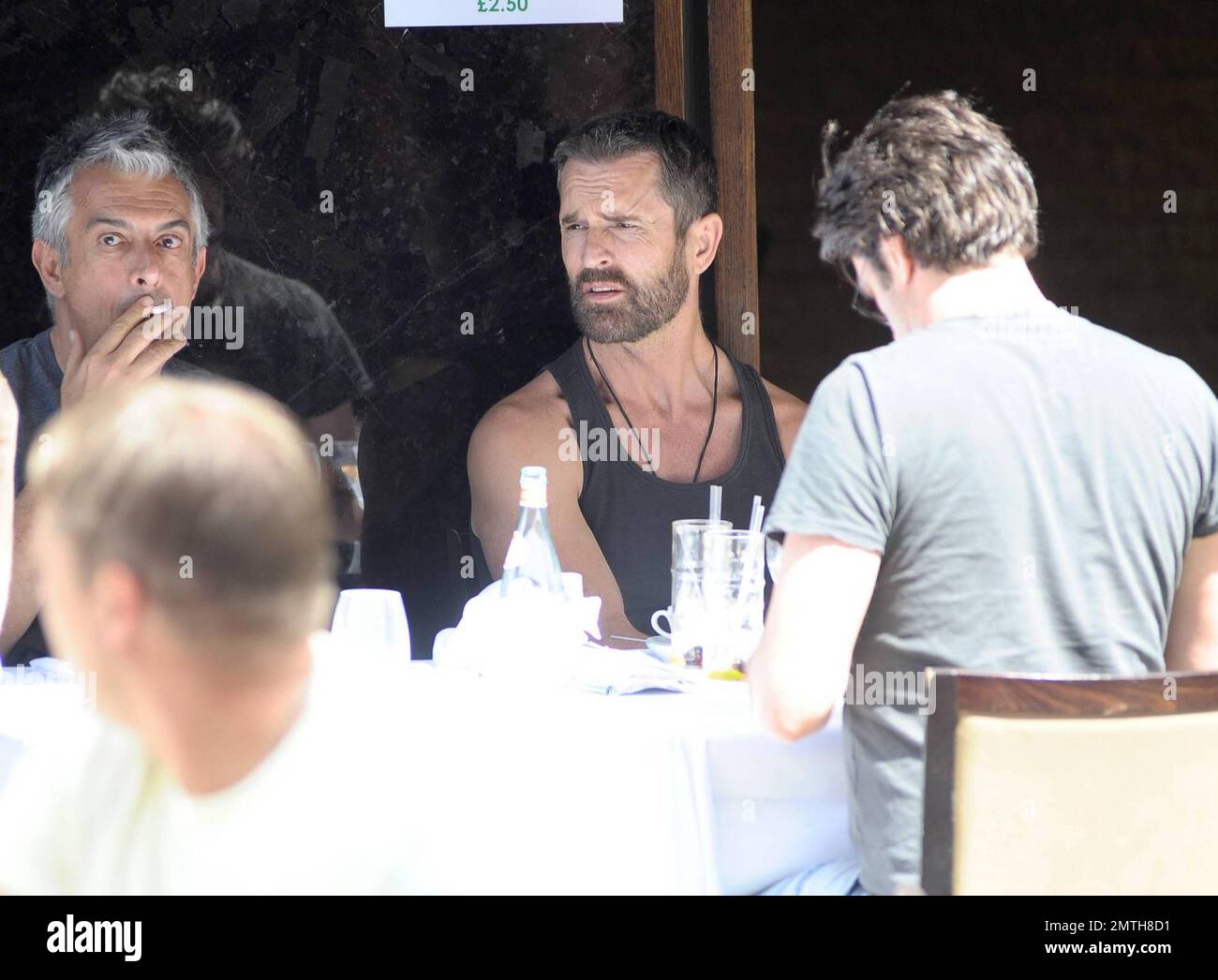 EXCLUSIVE!! Openly gay actor Rupert Everett shows off his beard as he ...