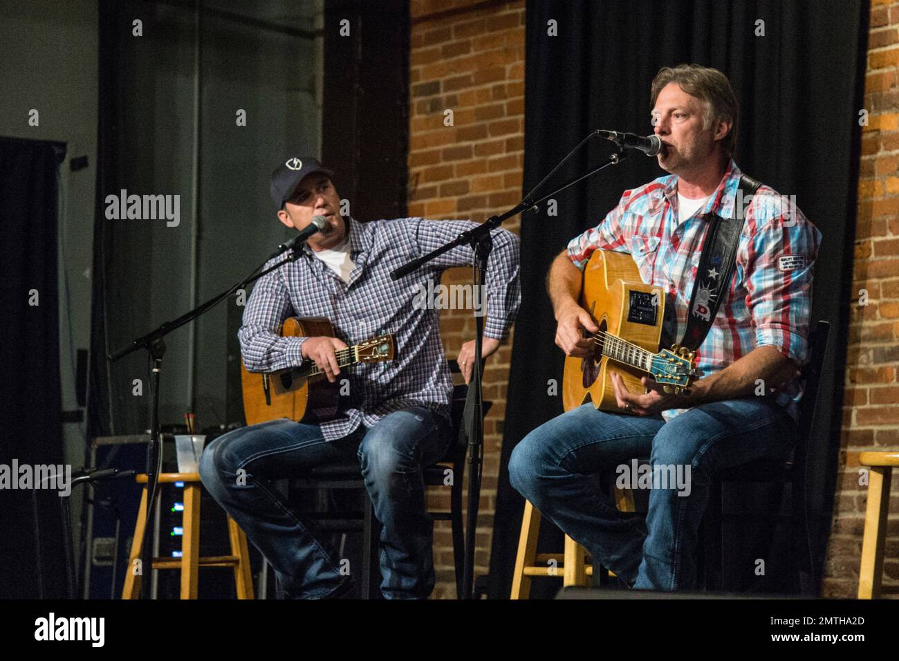 Ashley Gorley, left, and Darrell Worley seen at An Evening in the ...