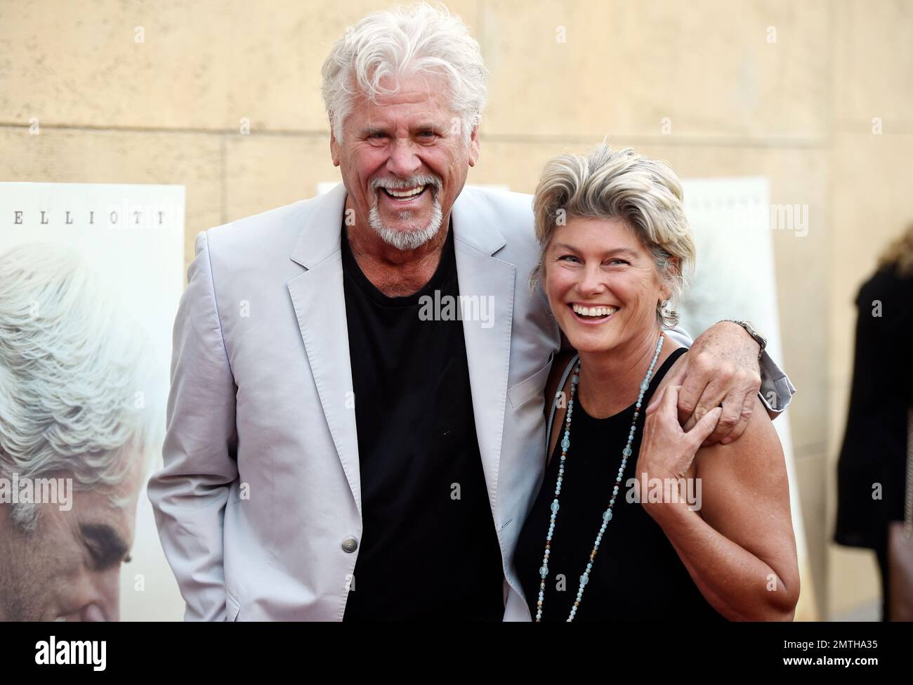 Actor Barry Bostwick and his wife Sherri pose together at the premiere ...