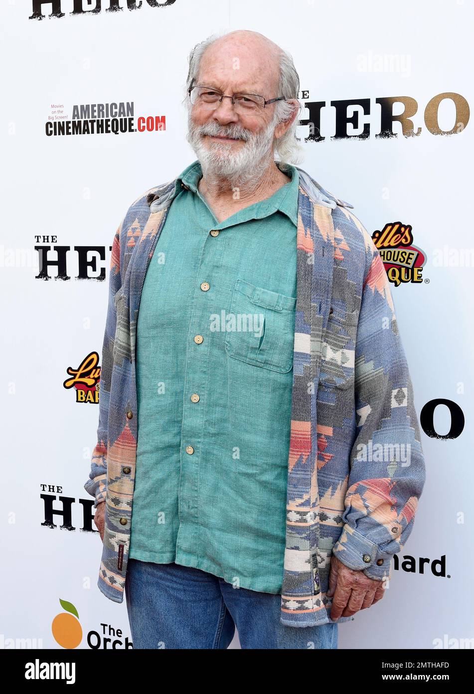 Actor Max Gail poses at the premiere of the film "The Hero" at the ...