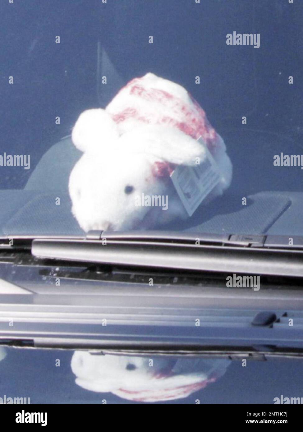 While out and about in West Hollywood, comedian Russell Brand drives ...