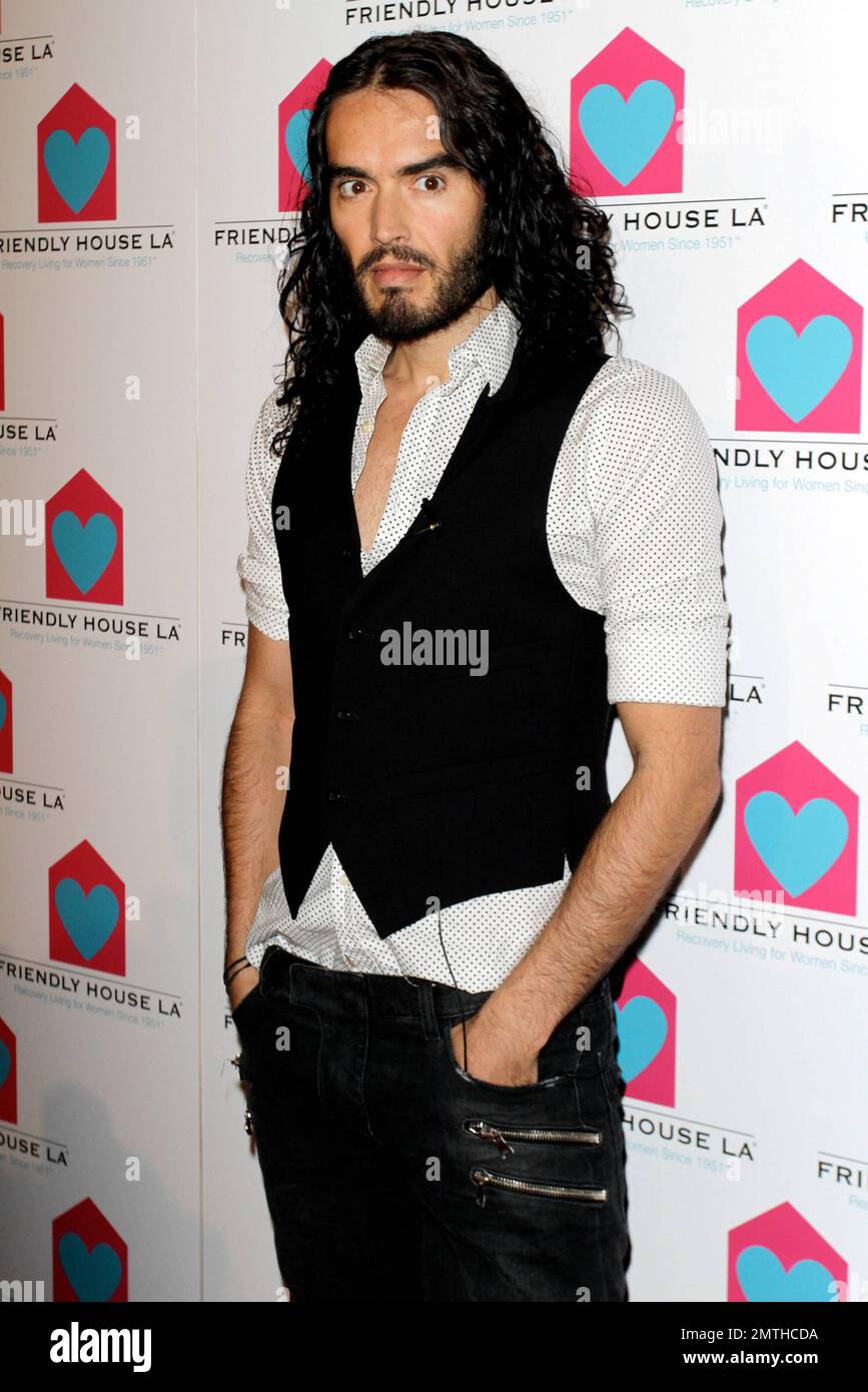 Comedian Russell Brand attending "Giving Back" Friendly House LA's 22nd ...