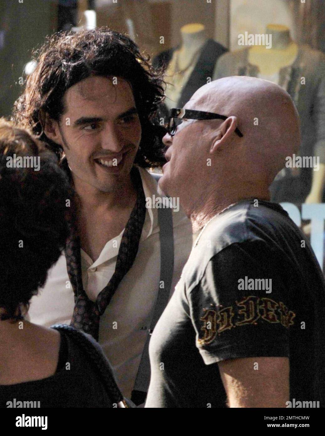 EXCLUSIVE!! British actor and comedian Russell Brand enjoys some time ...