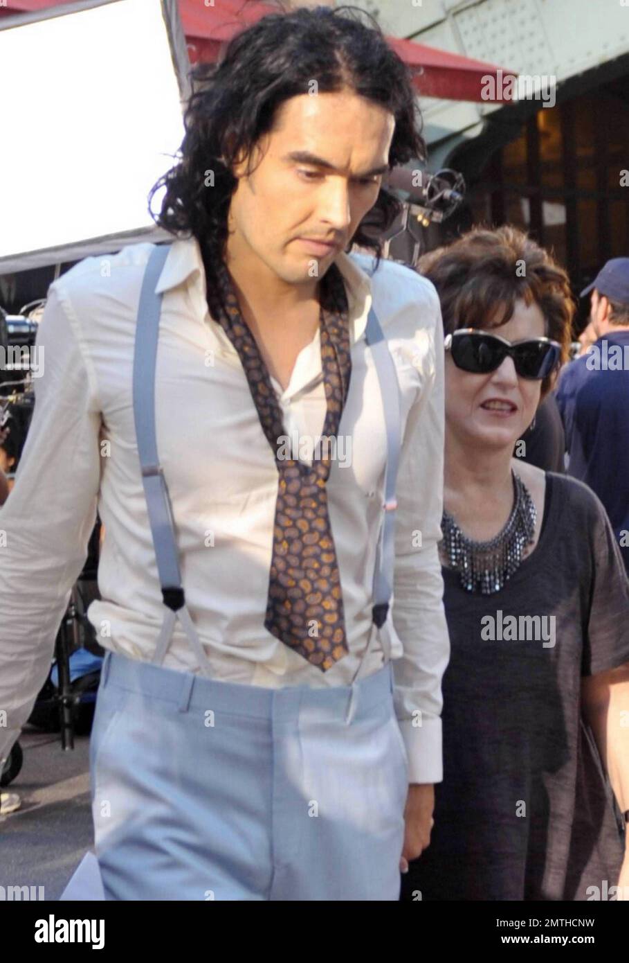 EXCLUSIVE!! British actor and comedian Russell Brand enjoys some time ...