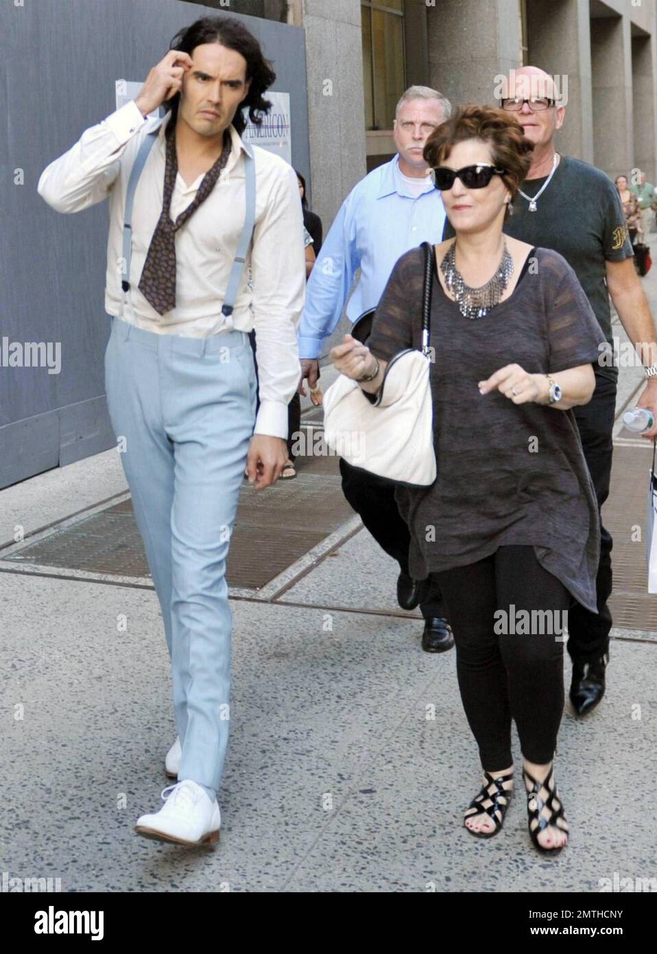 EXCLUSIVE!! British actor and comedian Russell Brand enjoys some time ...