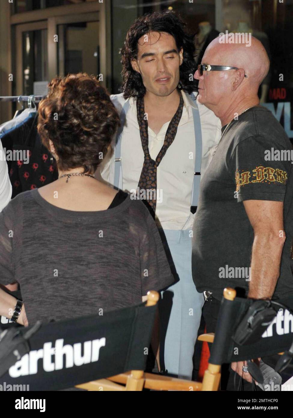 EXCLUSIVE!! British actor and comedian Russell Brand enjoys some time ...