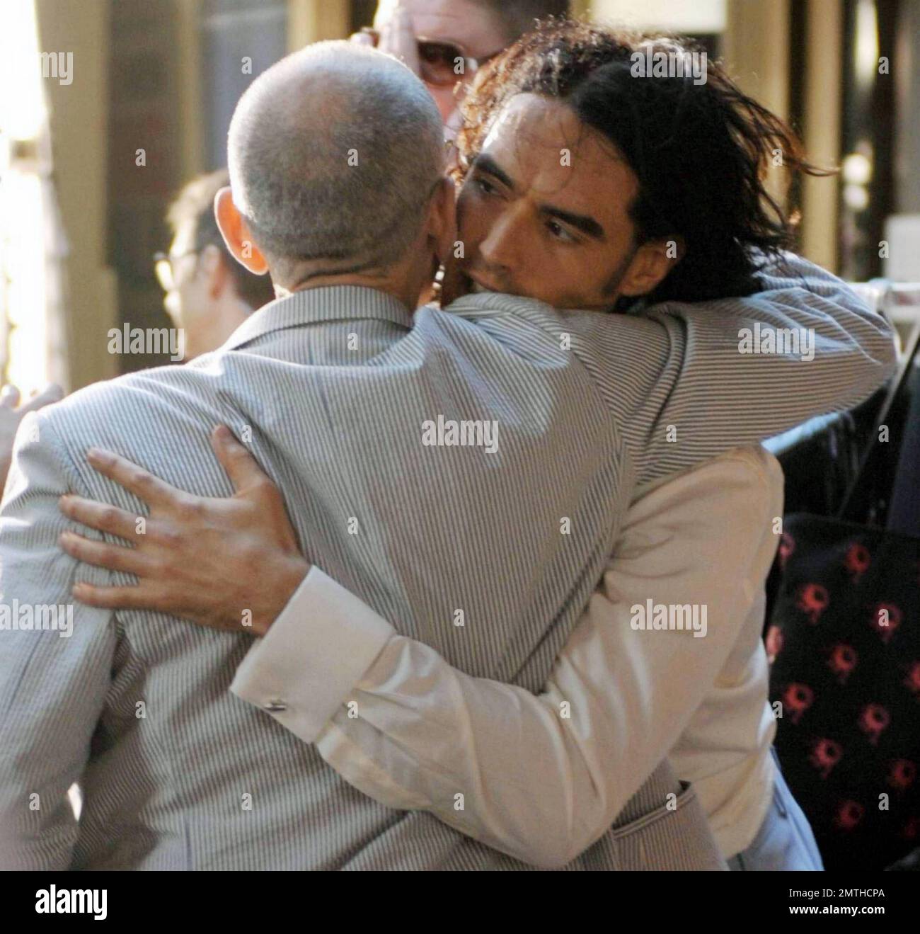 EXCLUSIVE!! British actor and comedian Russell Brand enjoys some time ...