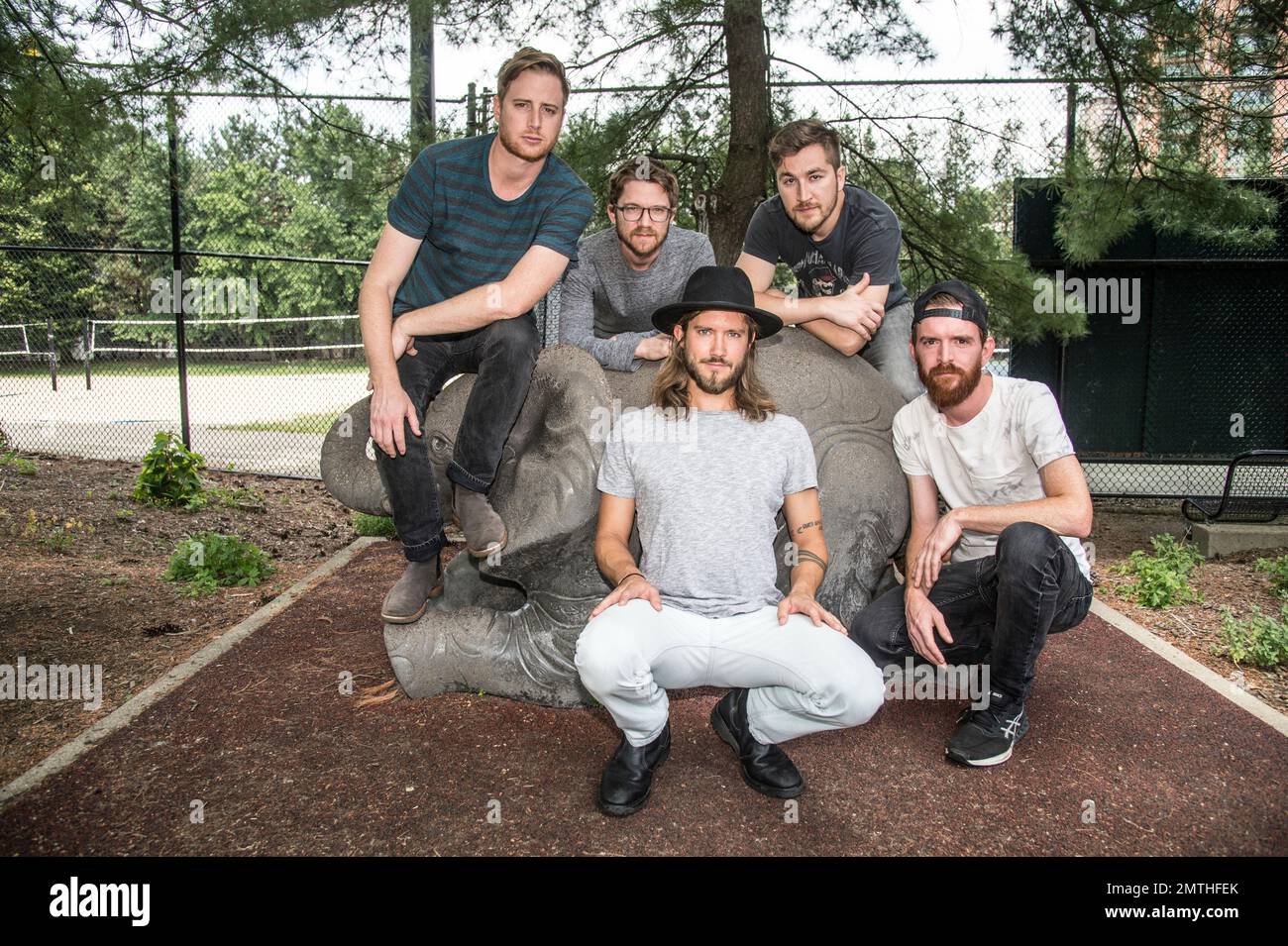 Wes Bailey, from left, Spencer Thomson, Trevor Terndrup, Tommy Putnam ...