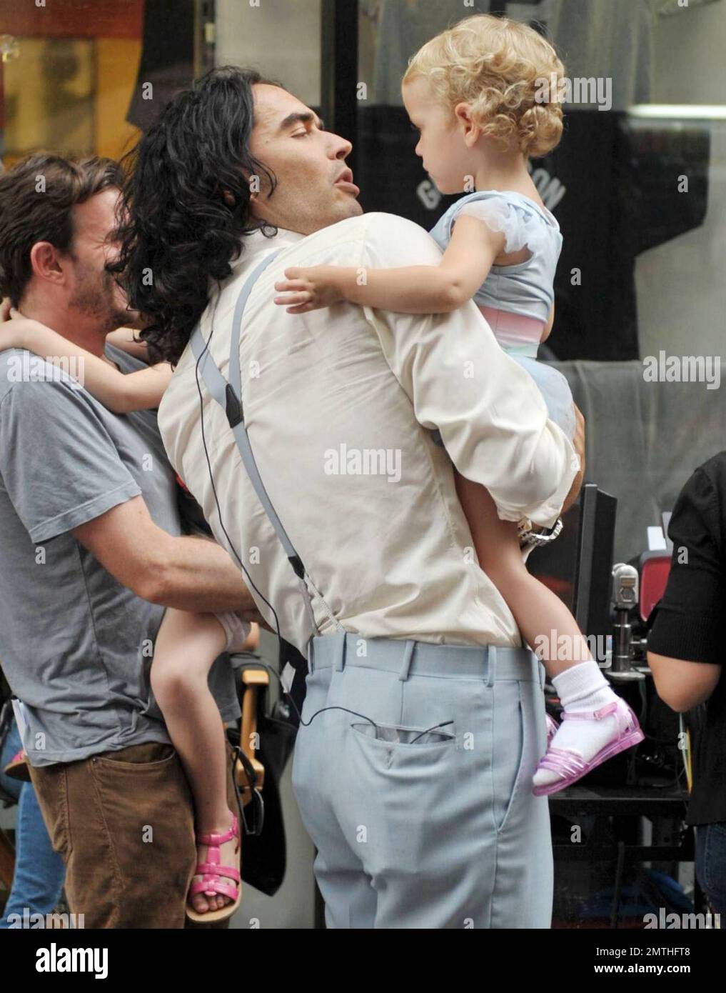 Actor and comedian Russell Brand truly seems to enjoy spending time ...