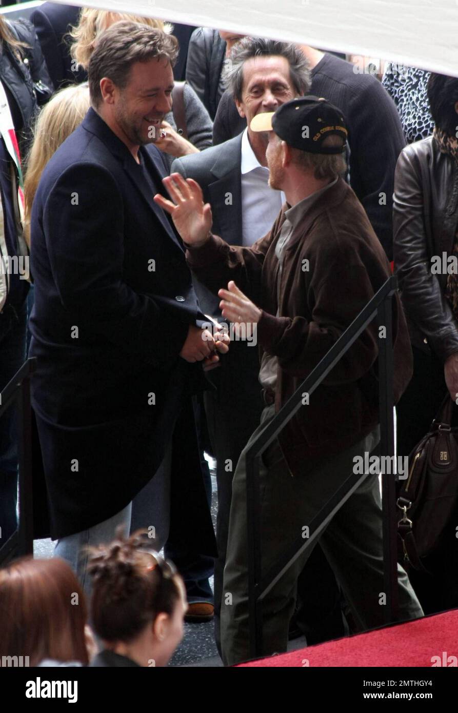 Russell crowe brian grazer hi-res stock photography and images - Alamy