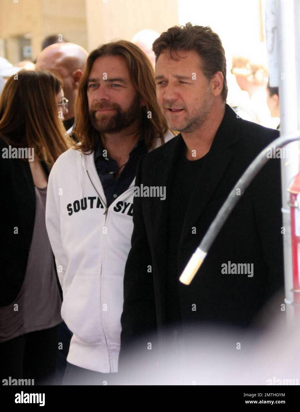 Actor Russell Crowe unveils his star on the Hollywood Walk of Fame ...