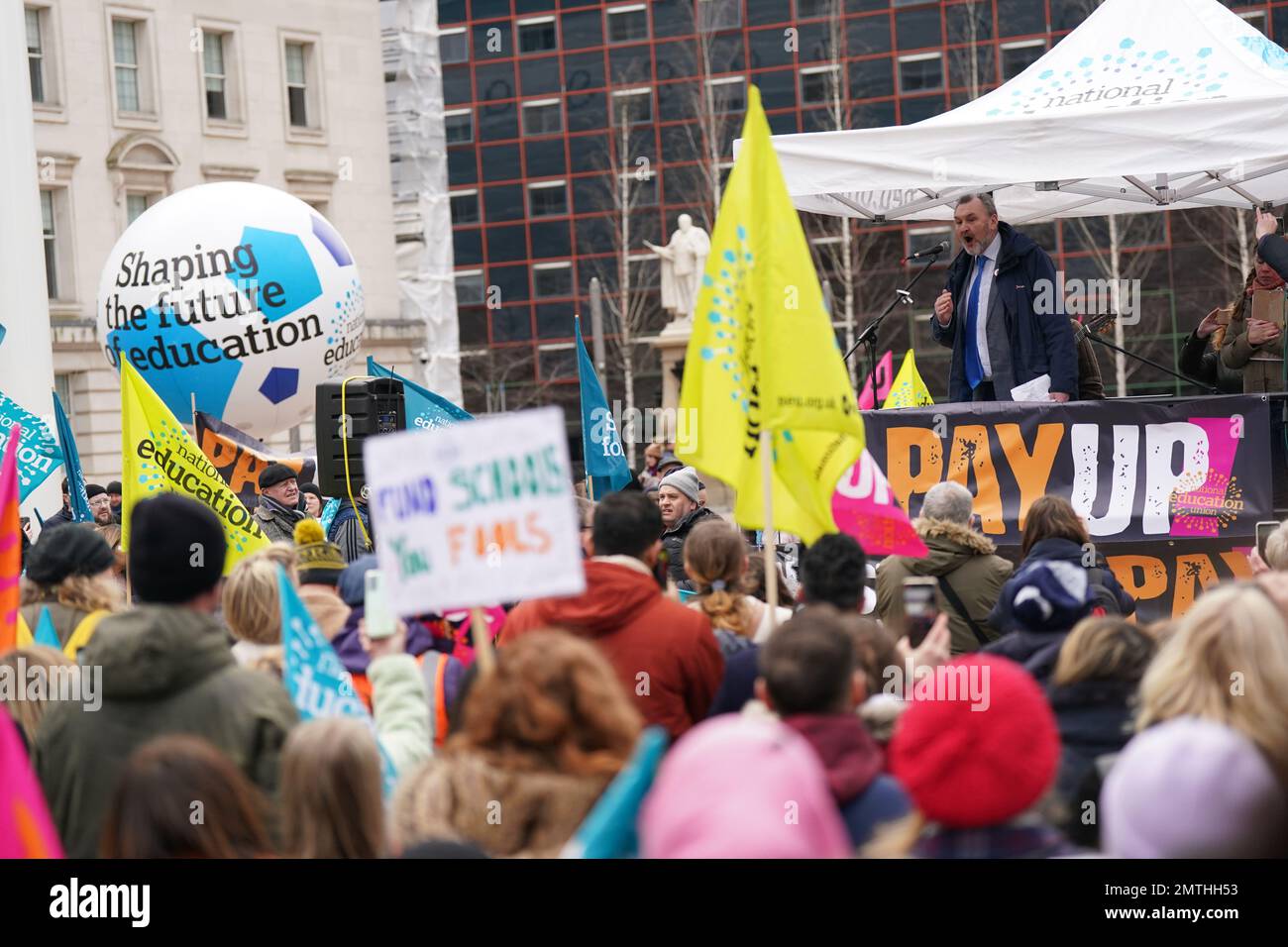 Joint general secretary of the neu hi-res stock photography and images ...
