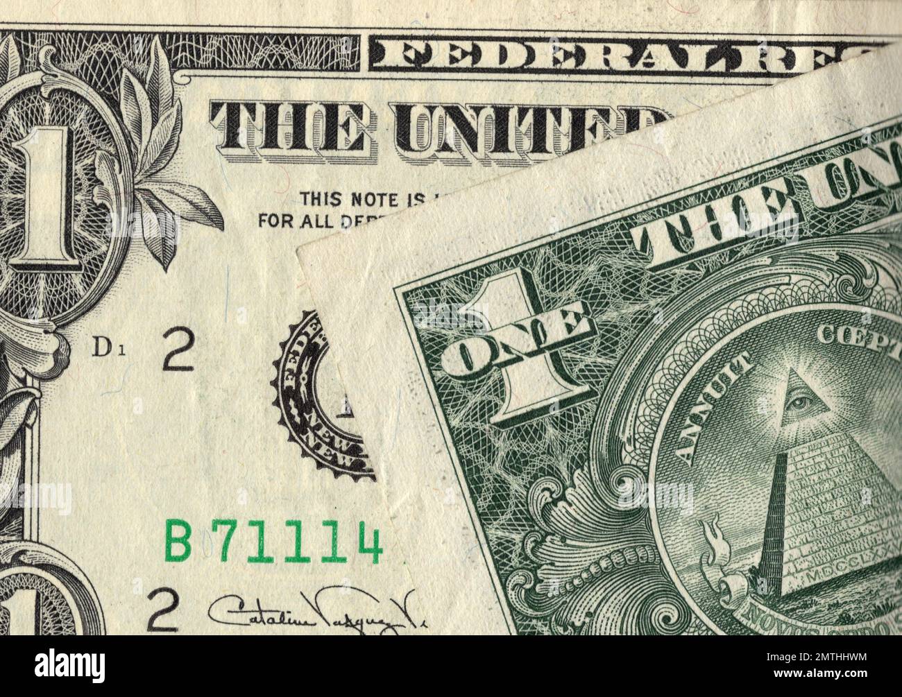 Vintage banknotes from the United States Stock Photo - Alamy