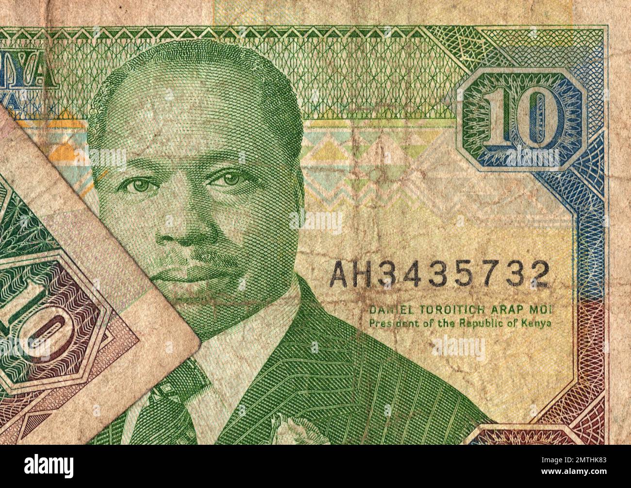 Vintage banknotes from Kenya Stock Photo - Alamy