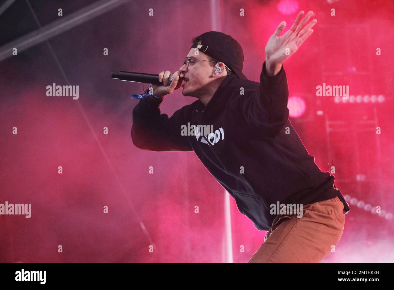 Logic performs on day three of the Governors Ball Music Festival on ...