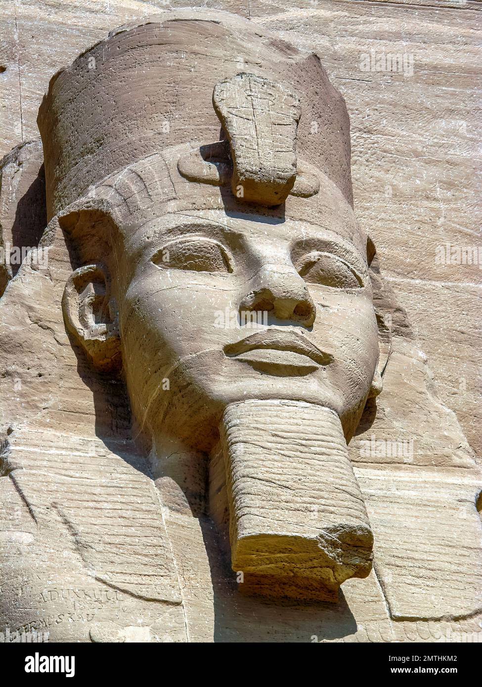Ancient egyptian pharaoh Rameses II sculpture. 1264 year BC. Abu Simbel Egypt Stock Photo - Alamy