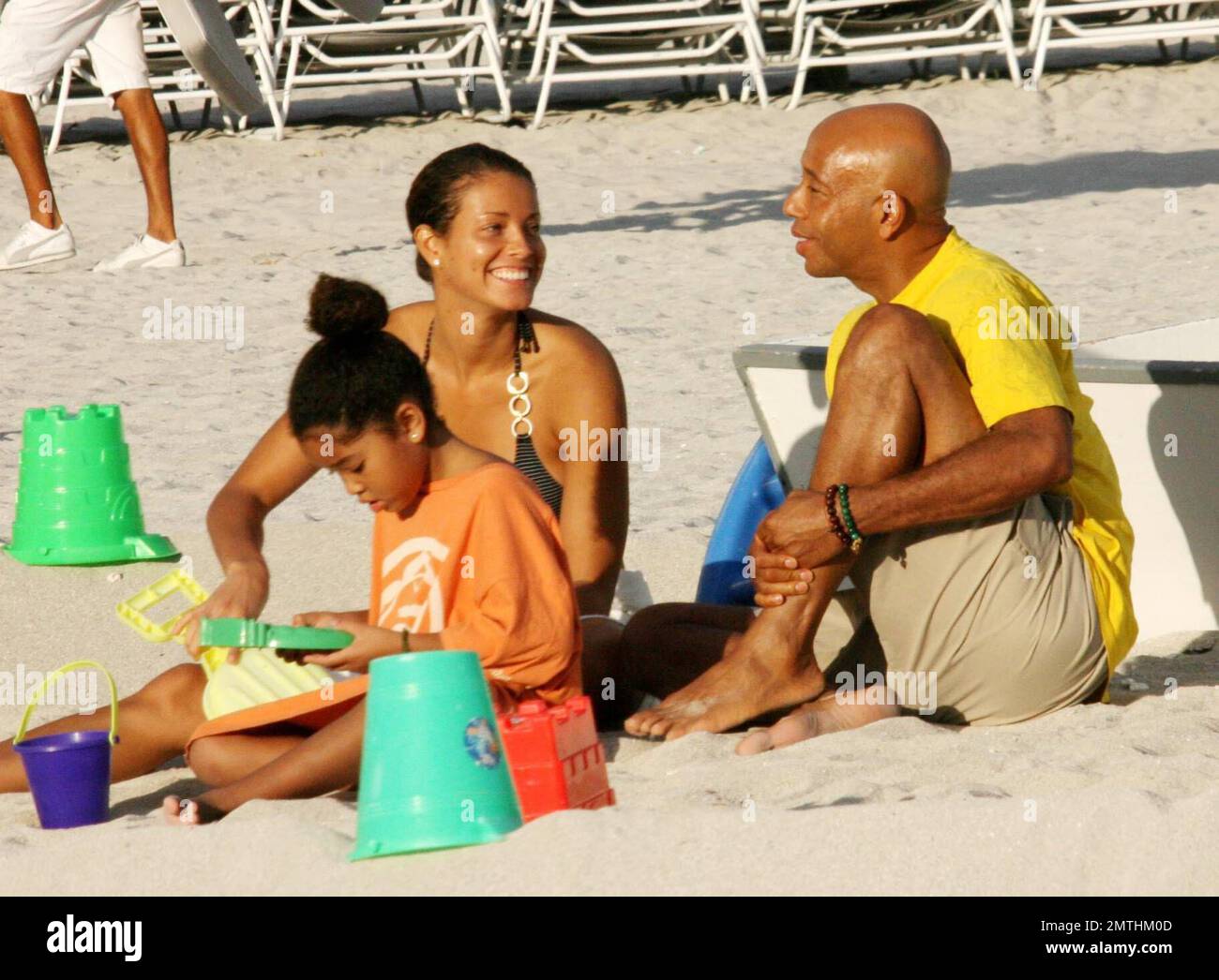 Hip Hop Mogul Russell Simmons takes daughters Ming Lee and Aoki Lee ...