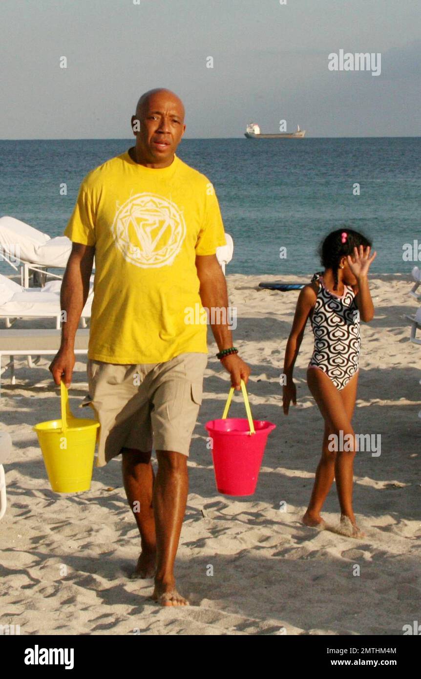 Hip Hop Mogul Russell Simmons takes daughters Ming Lee and Aoki Lee ...
