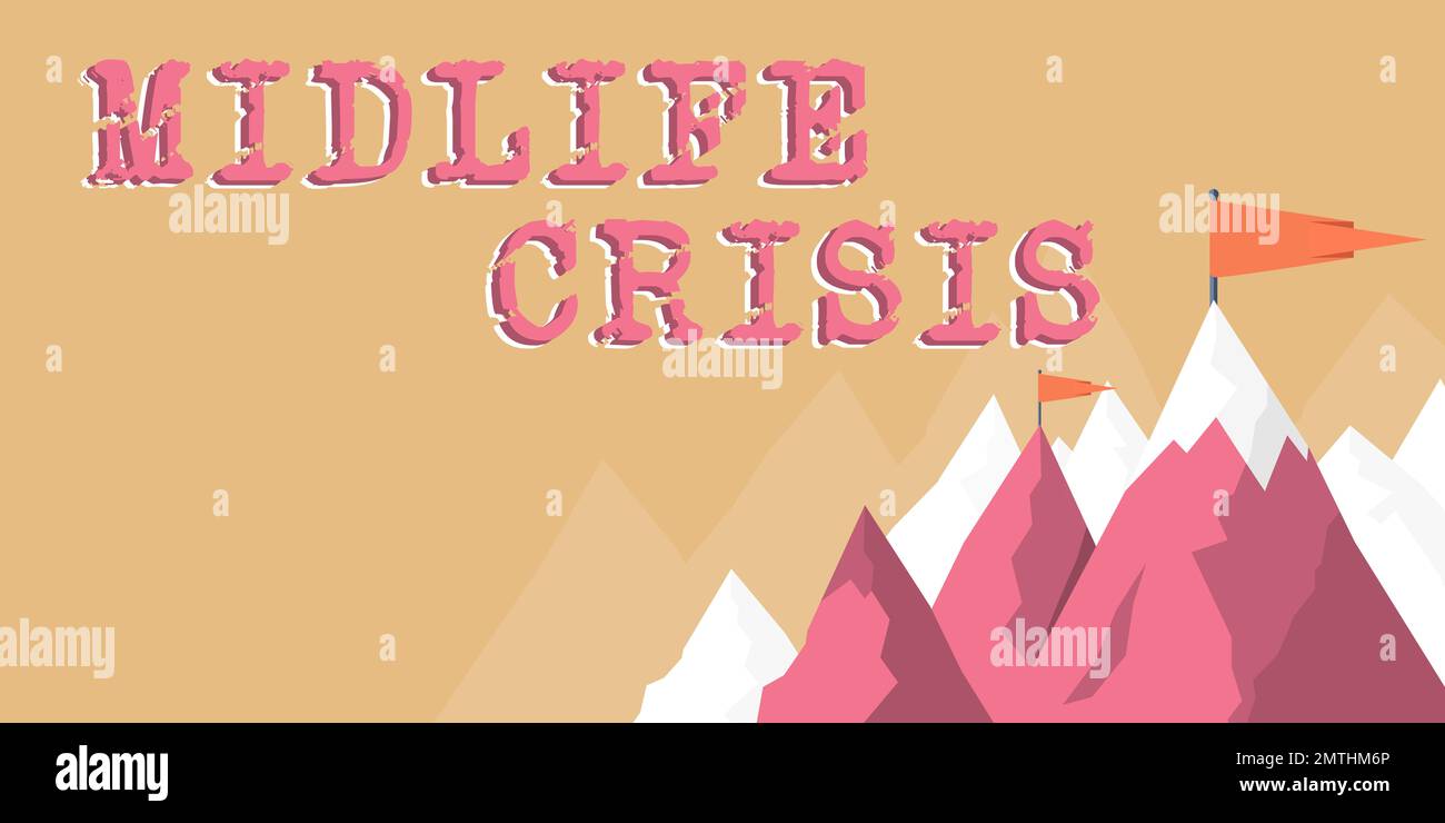 Writing displaying text Midlife Crisis. Business concept Software ... Writing displaying text Midlife Crisis. Business concept Software ...