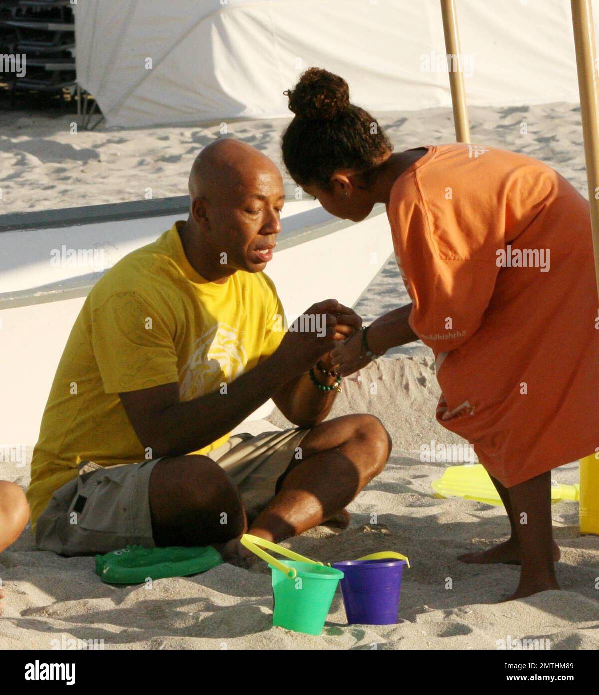 Hip Hop Mogul Russell Simmons takes daughters Ming Lee and Aoki Lee ...