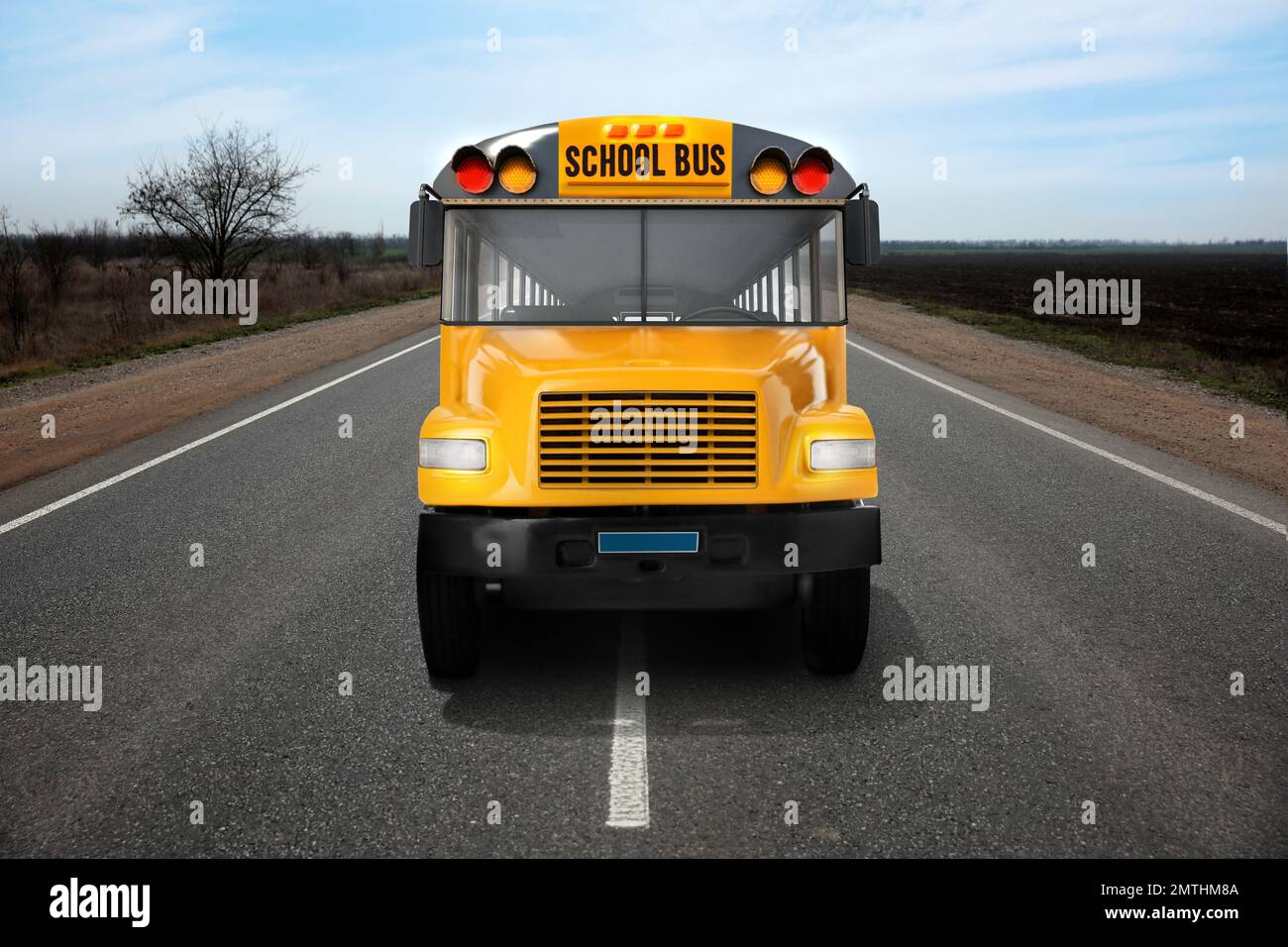 Shuttle bus on high street hi-res stock photography and images - Alamy
