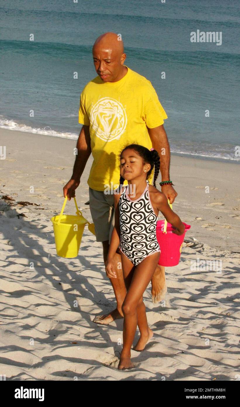 Hip Hop Mogul Russell Simmons takes daughters Ming Lee and Aoki Lee ...