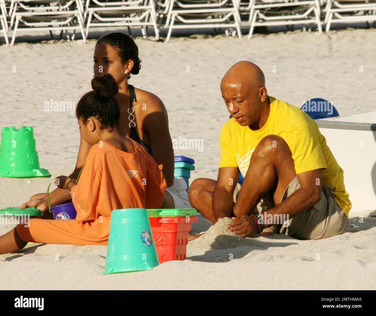 Hip Hop Mogul Russell Simmons takes daughters Ming Lee and Aoki Lee ...